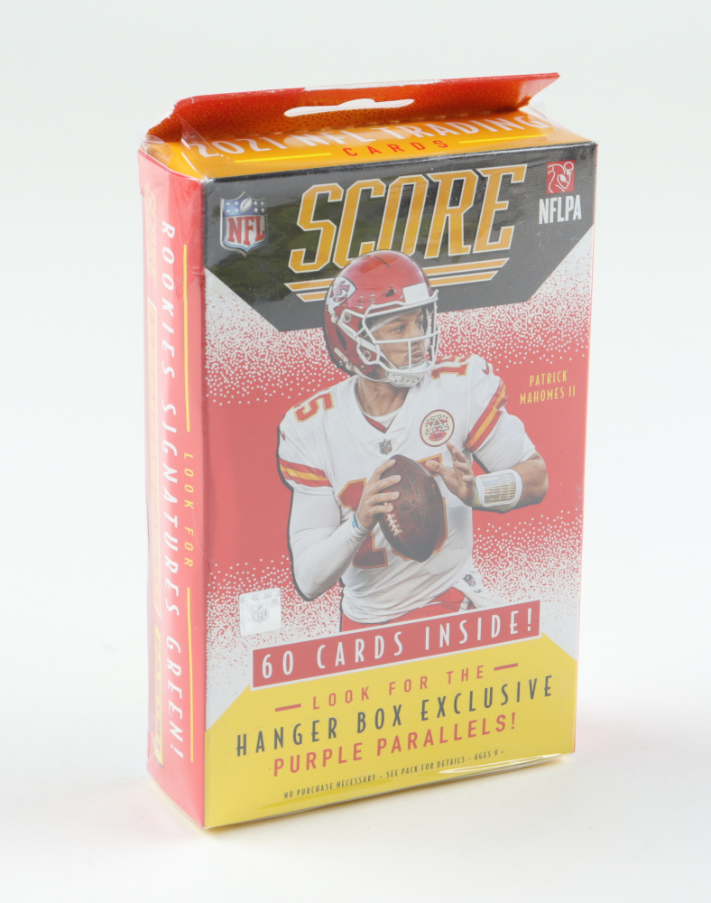 2021 Panini Score Football Hanger Box with (60) Cards | Barnebys