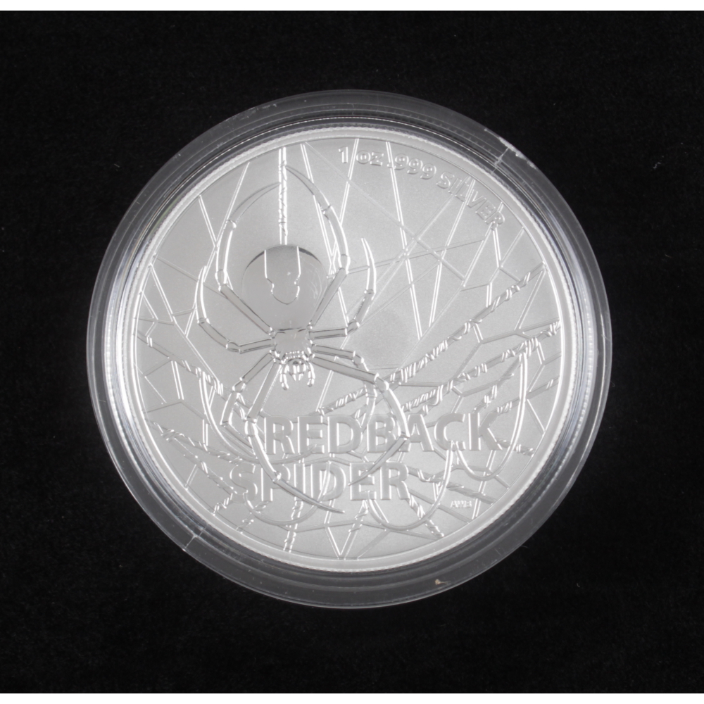 1 oz. 2020 Redback Spider Royal Australian $1 One Dollar Silver Mint ...