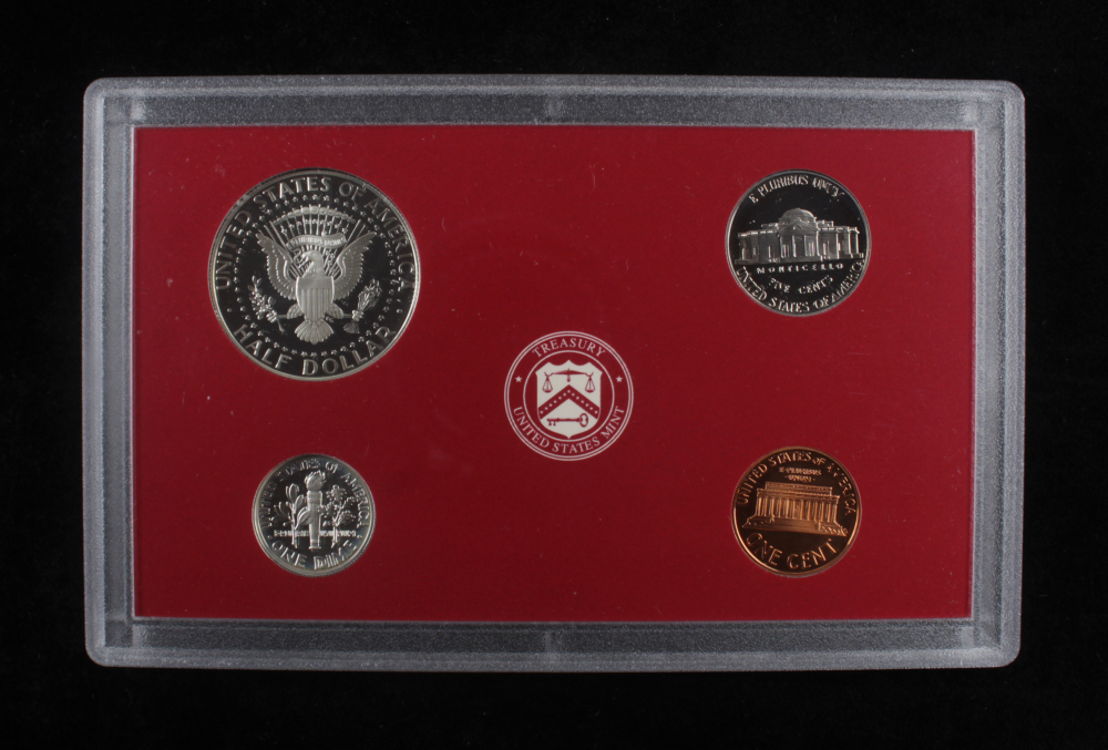 1999-S United States Mint Silver Proof Set with (9) Coins & Original ...