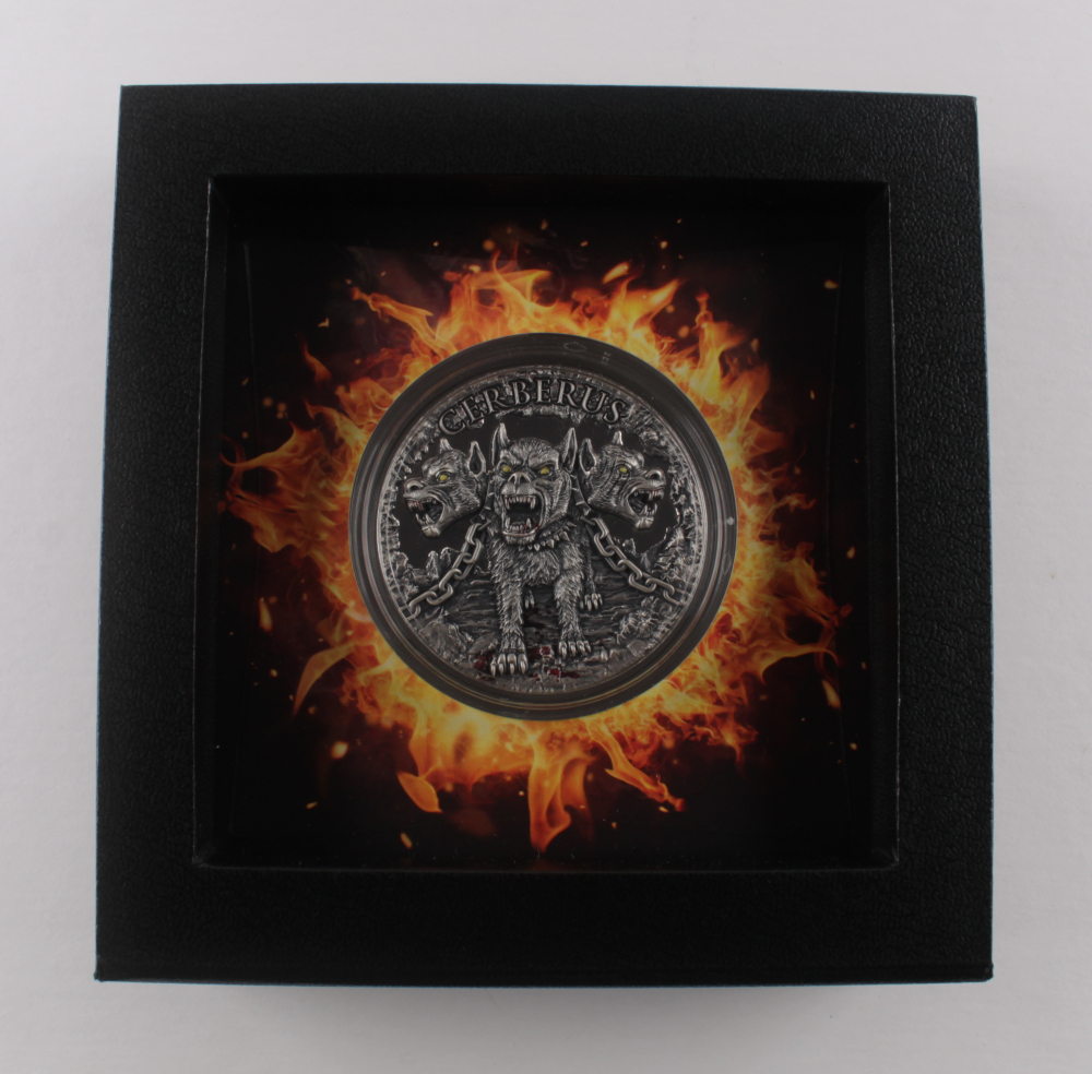 2 oz 2021 Cerberus Silver High Relief - Republic of Cameroon Coin ...