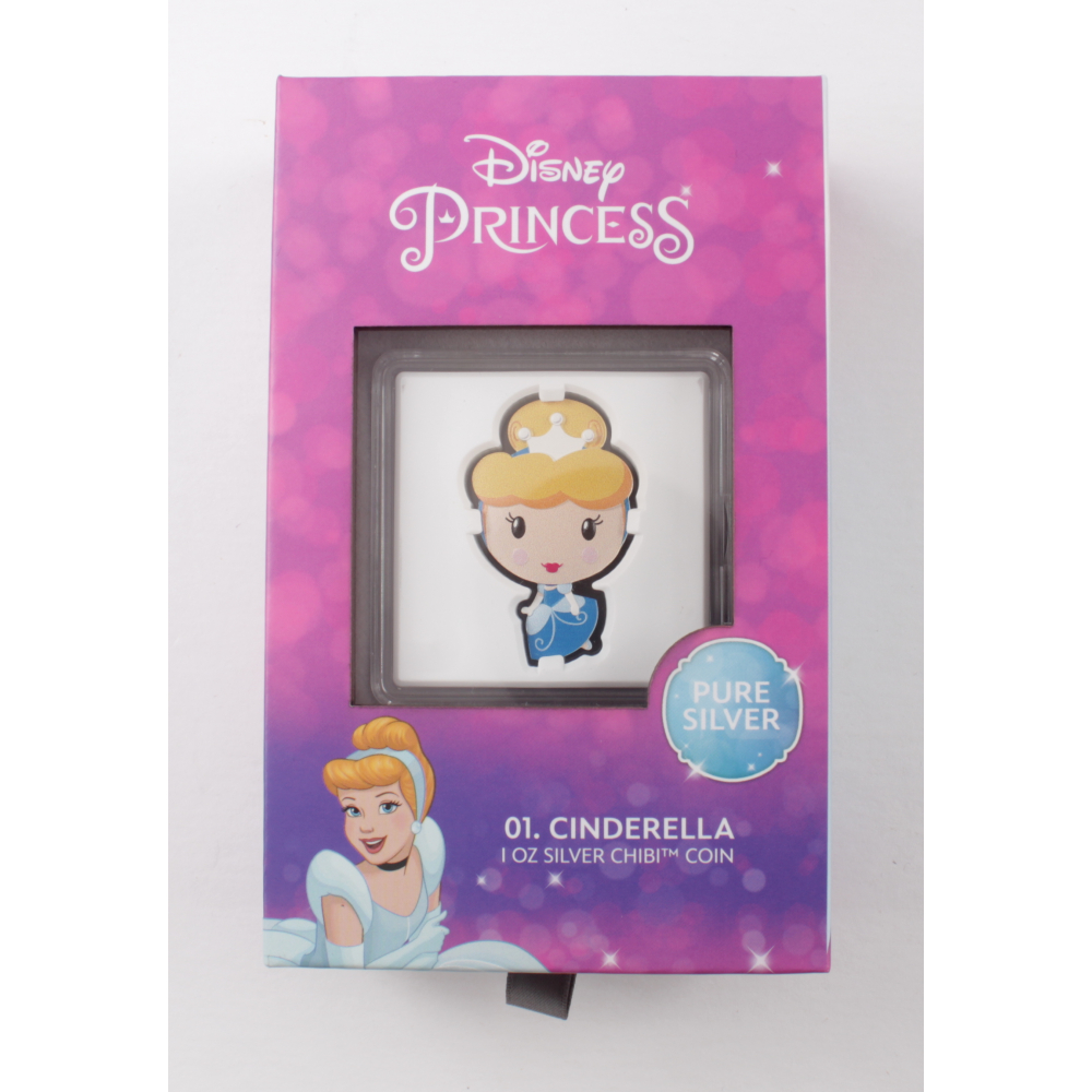 1 oz 2021 Cinderella Disney Princess Chibi Collection New Zealand Mint ...