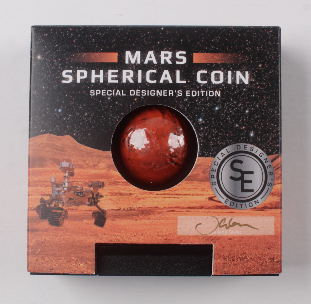 2021 Barbados Mars Spherical 1 Oz Silver - Icon Mint - Designers ...