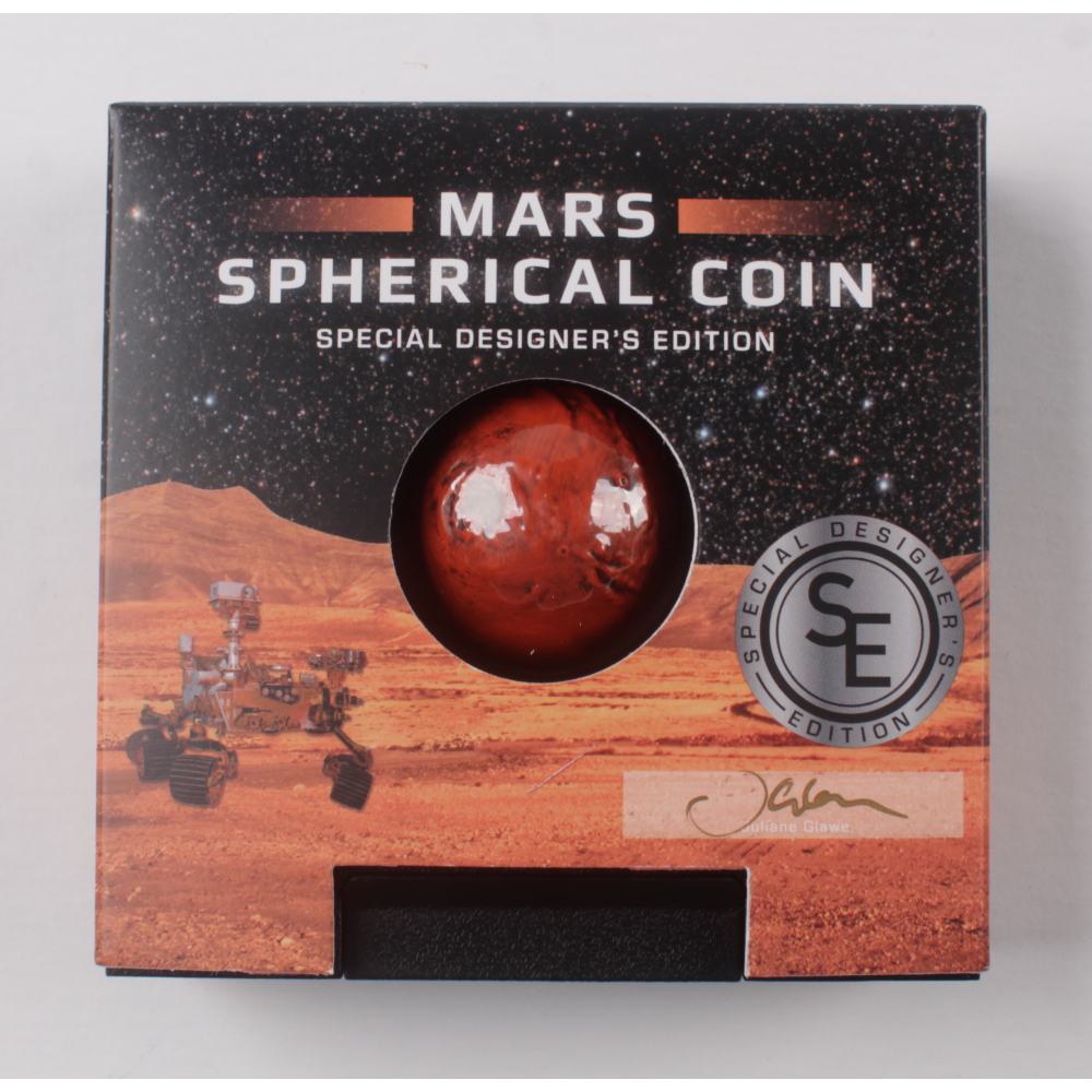 2021 Barbados Mars Spherical 1 Oz Silver - Icon Mint - Designers ...