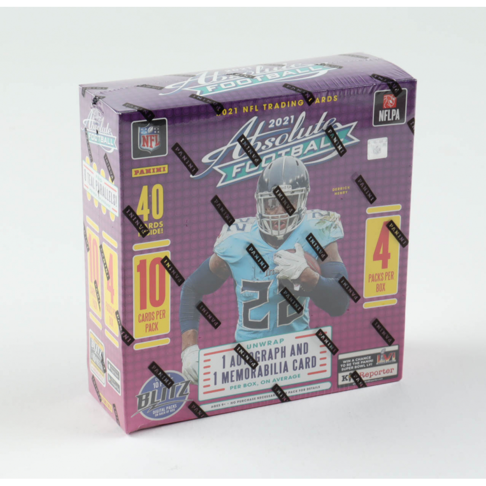 2021 Panini Absolute Football Mega Box with (4) Packs | Pristine Auction
