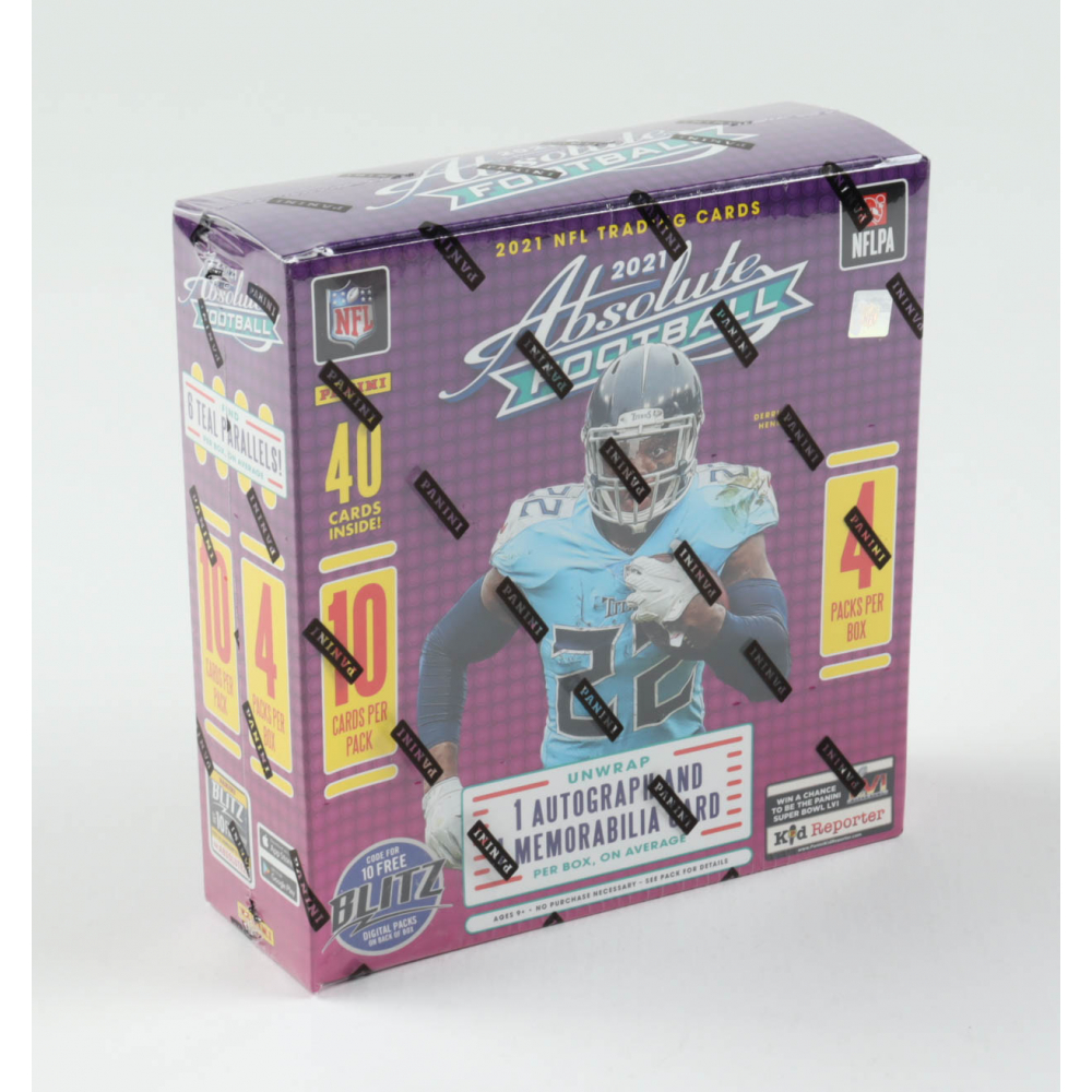 2021 Panini Absolute Football Mega Box with (4) Packs | Pristine Auction