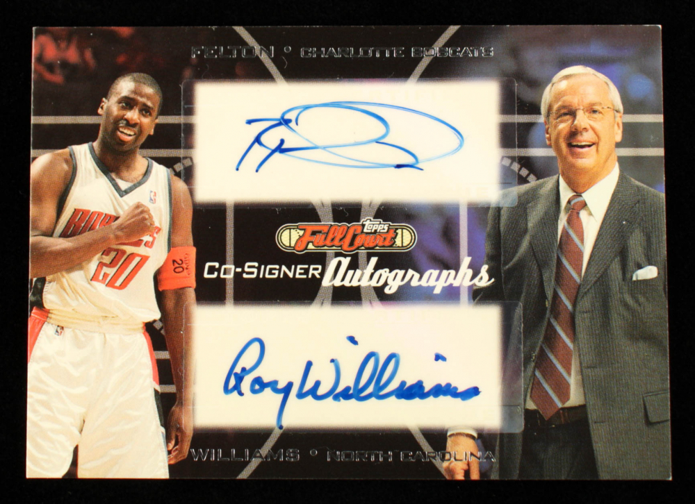 Raymond Felton / Roy Williams 2006 Topps Full Court #CS-5 Co Signers ...
