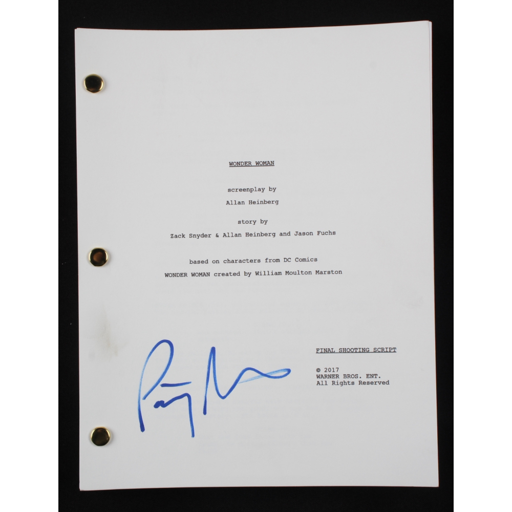 Patty Jenkins Signed "Wonder Woman" Movie Script (AutographCOA Hologram ...