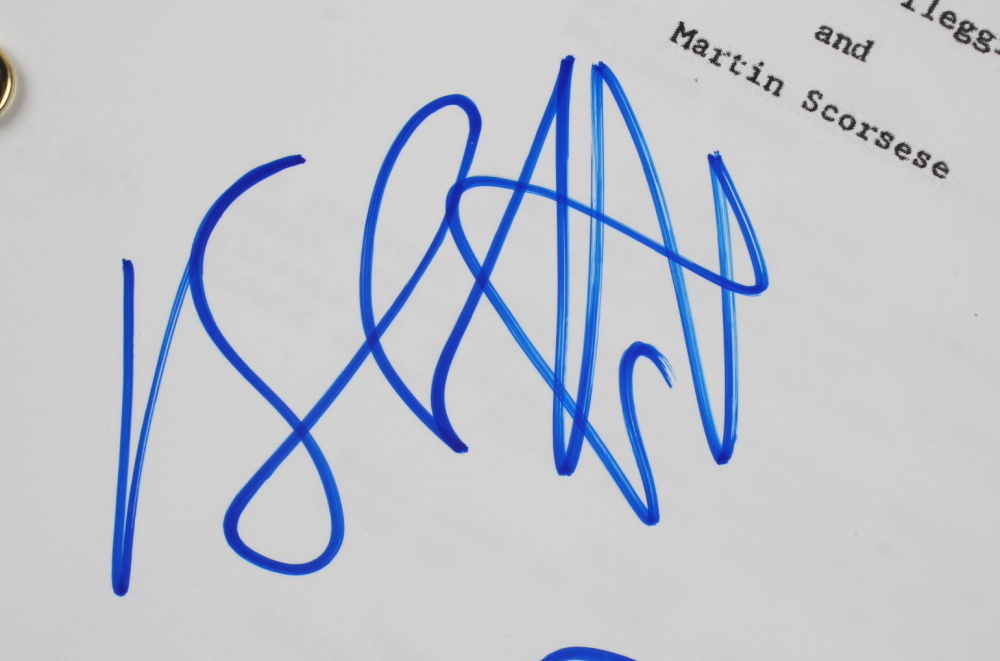 Kevin Corrigan & Ray Liotta Signed "Goodfellas" Movie Script ...