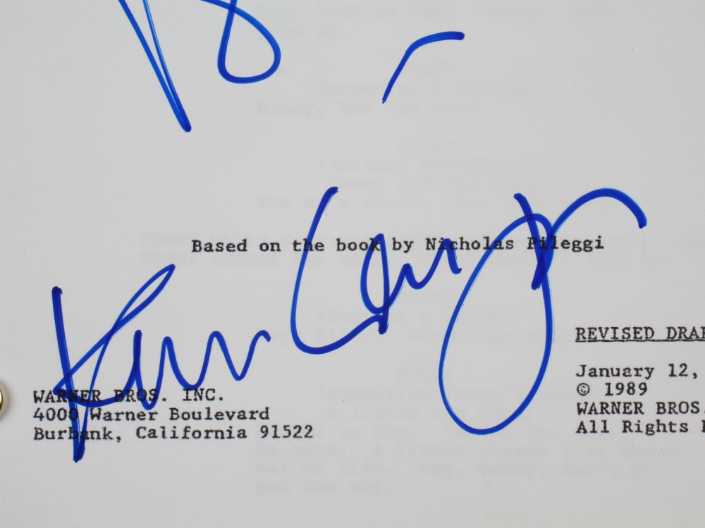 Kevin Corrigan & Ray Liotta Signed "Goodfellas" Movie Script ...