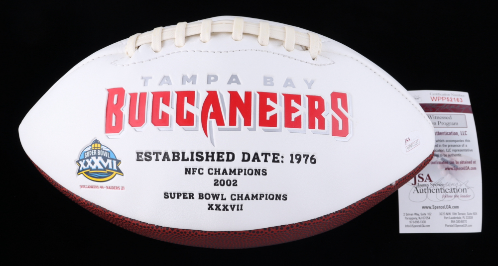 Ronald Jones II Signed Buccaneers Logo Football (JSA COA) | Pristine ...