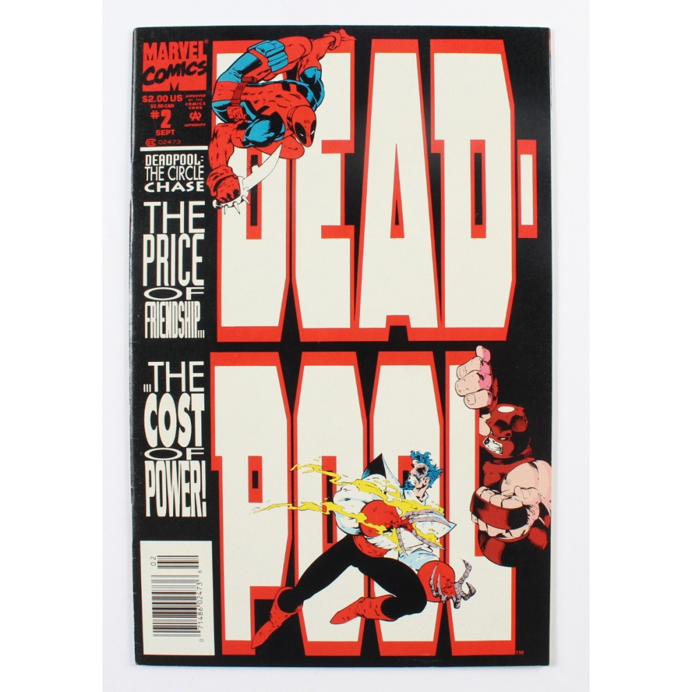 1993 "Deadpool: The Circle Chase" Issue #2B Marvel Comic Book ...
