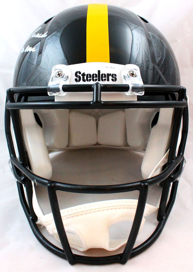 Jack Ham, Jack Lambert & Andy Russell Signed Steelers Full-Size ...