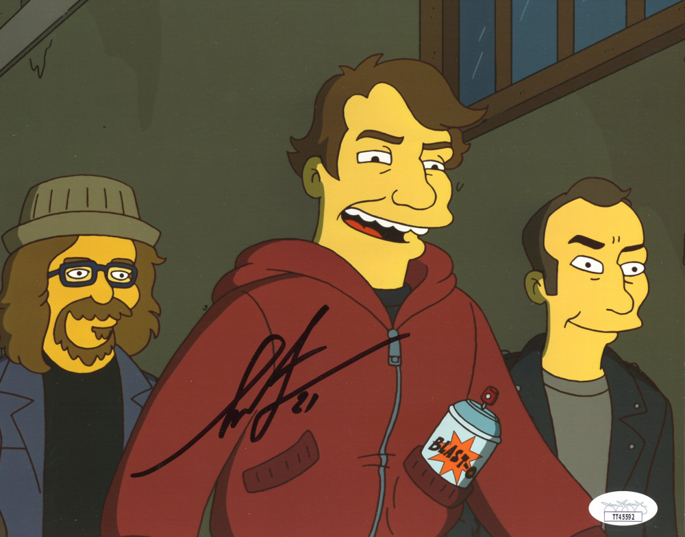 Shepard Fairey Signed "The Simpsons" 8x10 Photo Inscribed "21" (JSA COA ...