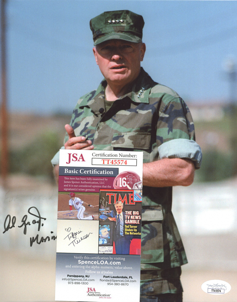 Alfred Gray Signed 8x10 Photo Inscribed "Marine!" (JSA) | Pristine Auction