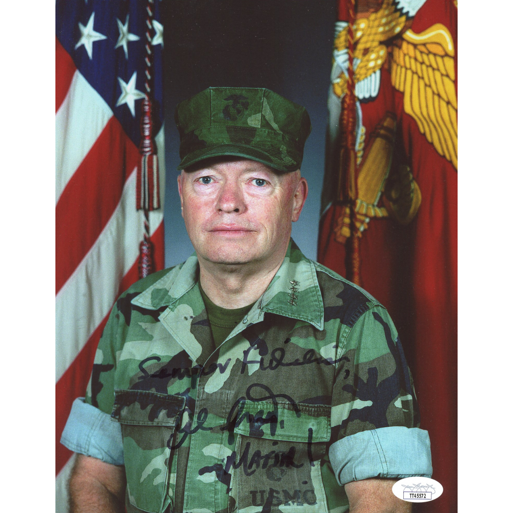 Alfred Gray Signed 8x10 Photo Inscribed "Semper Fidelis" & "Marine ...