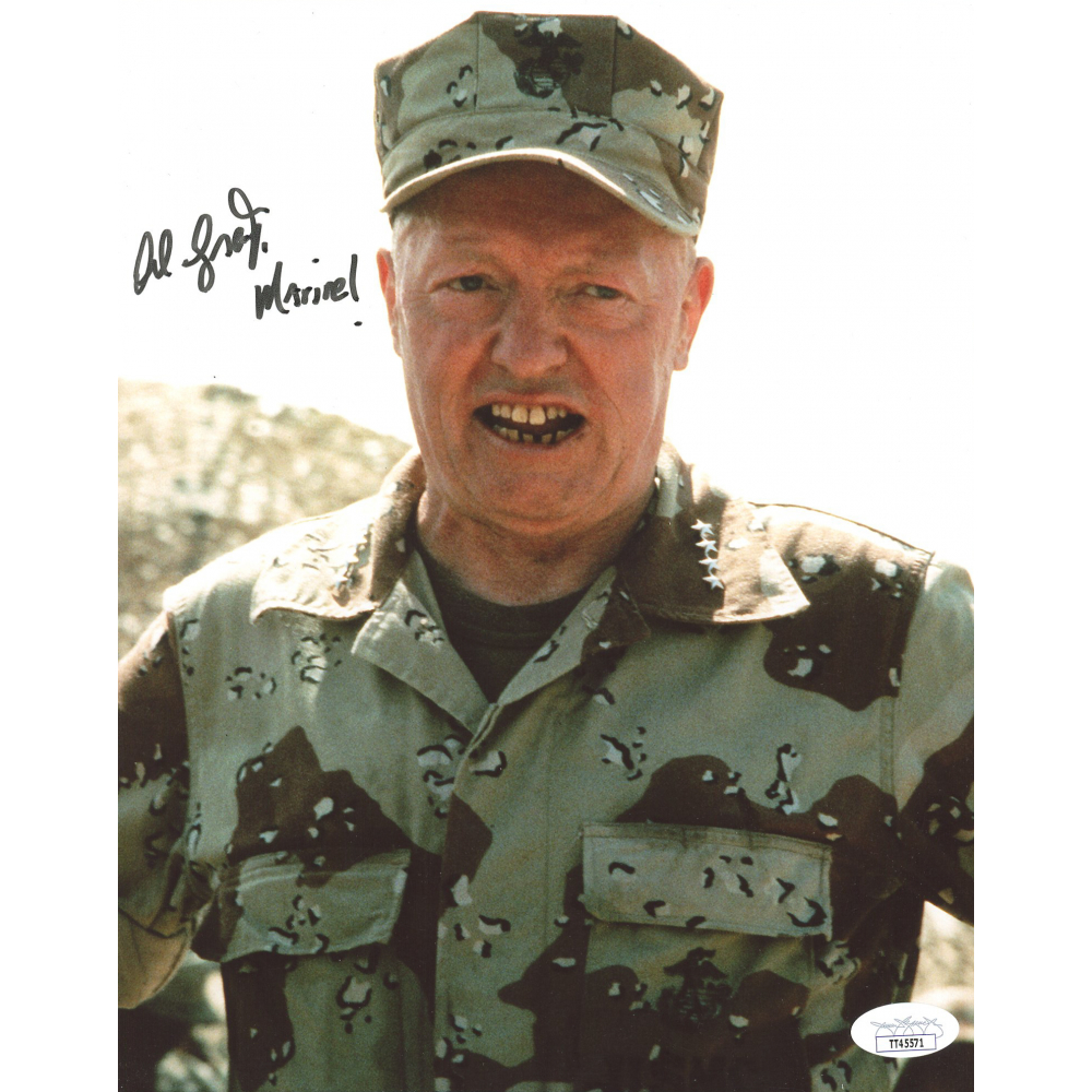 Alfred Gray Signed 8x10 Photo Inscribed "Marine!" (JSA) | Pristine Auction