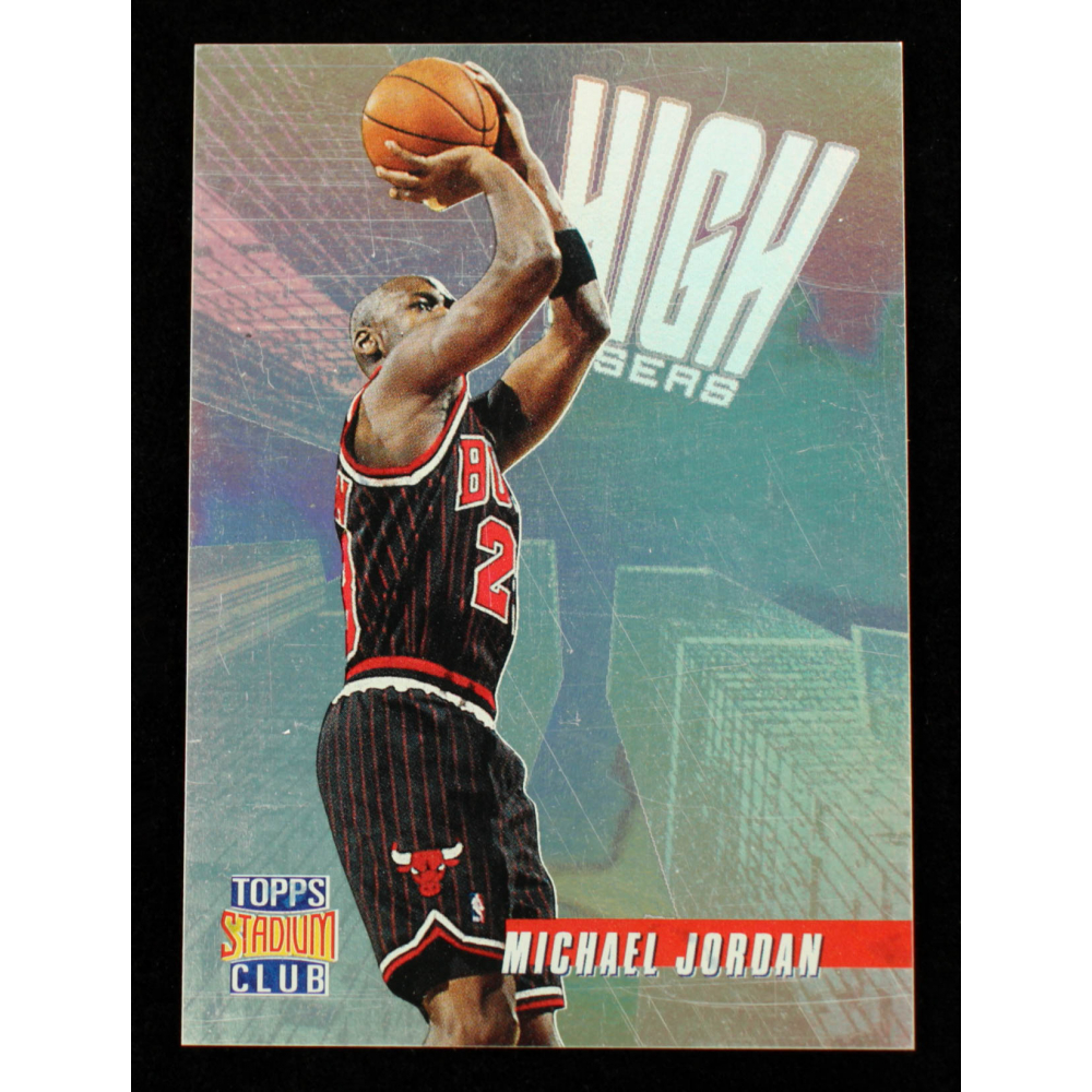 Michael Jordan 1996-97 Stadium Club High Risers #HR14 | Pristine Auction
