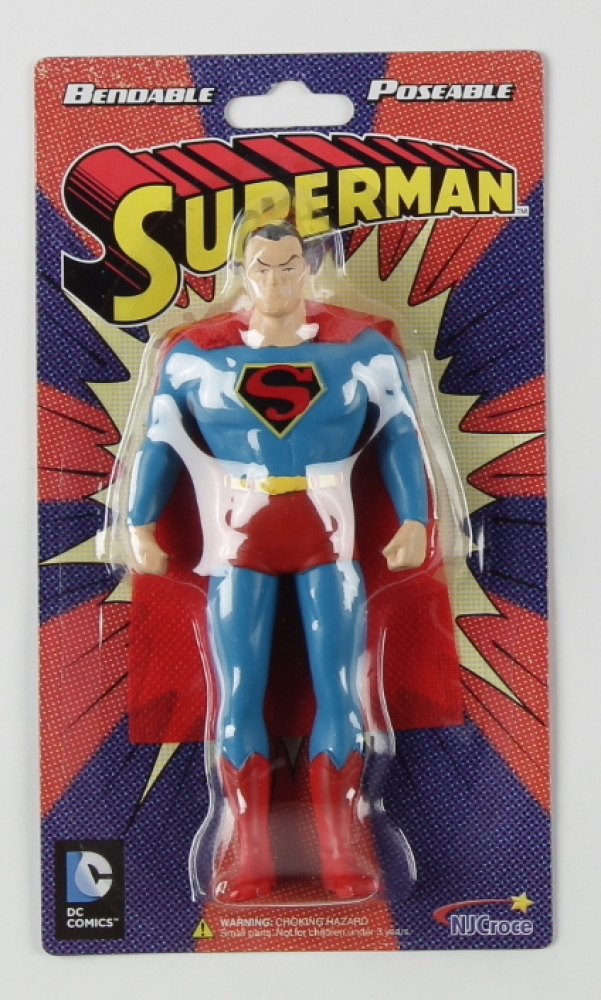 "Superman" DC Comics Bendable Poseable Action Figure with Original ...