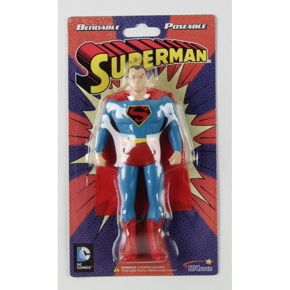 "Superman" DC Comics Bendable Poseable Action Figure with Original ...