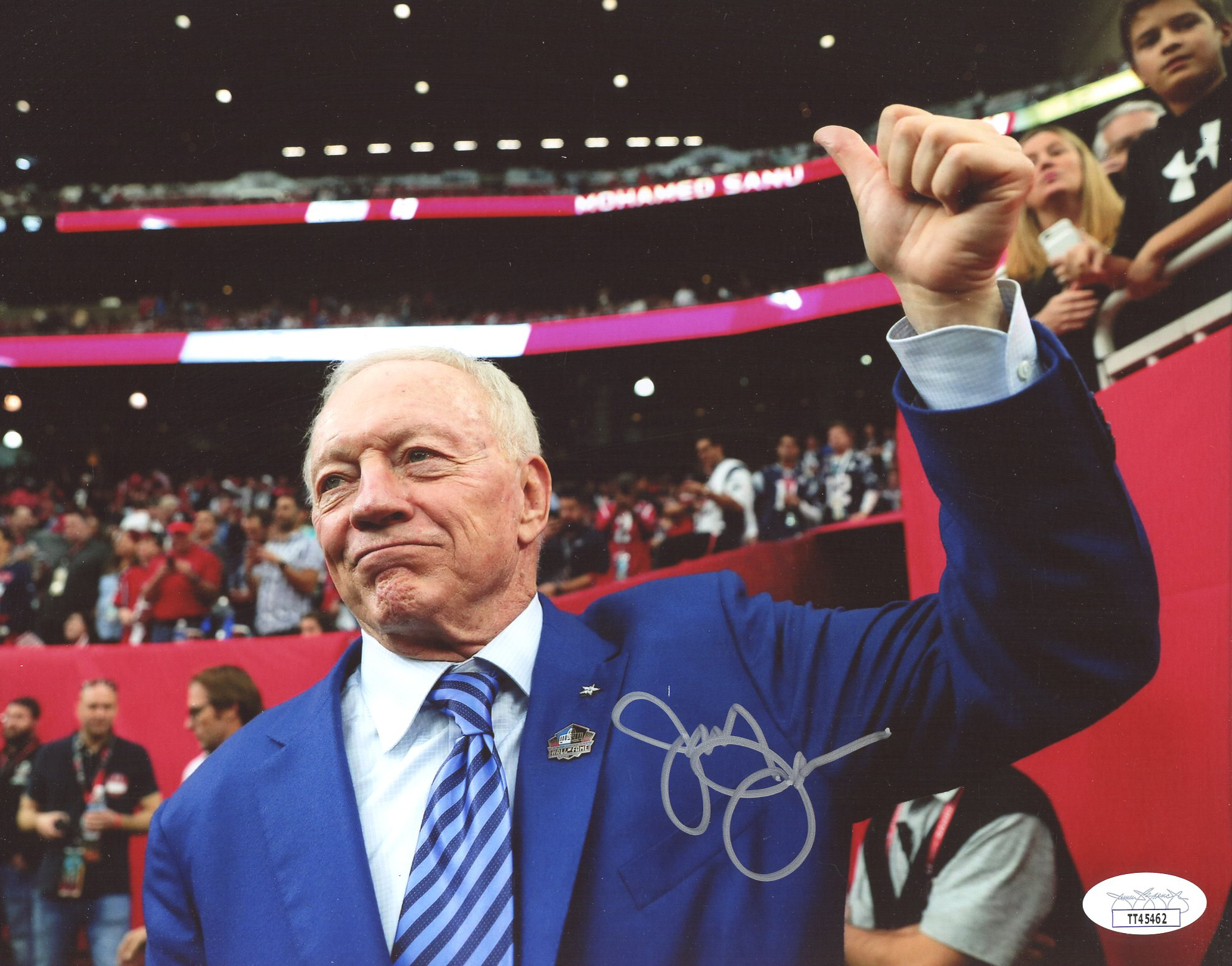 Jerry Jones Signed 8x10 Photo (JSA COA) | Pristine Auction