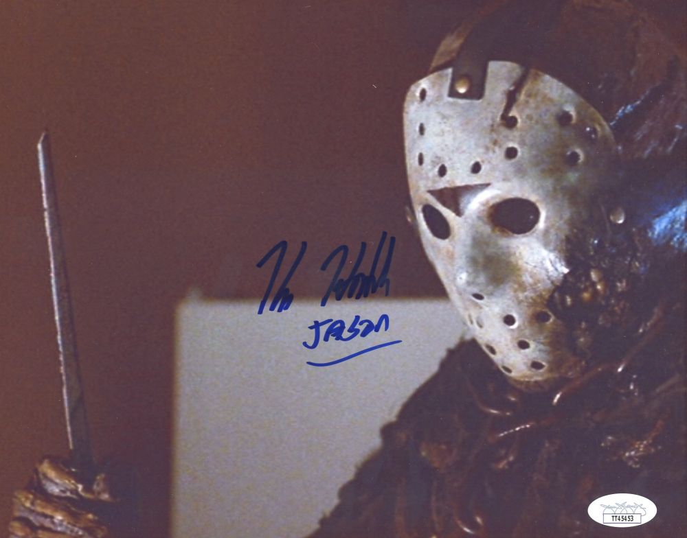 Kane Hodder Signed "Friday the 13th" 8x10 Photo Inscribed "Jason" (JSA ...