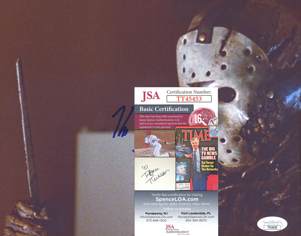 Kane Hodder Signed "Friday the 13th" 8x10 Photo Inscribed "Jason" (JSA ...