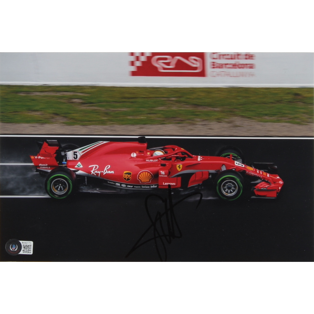 Sebastian Vettel Signed 11x14 Photo (Beckett COA) | Pristine Auction