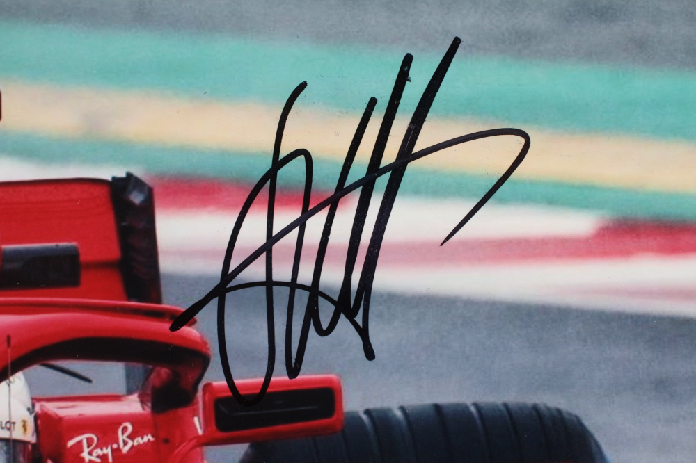 Sebastian Vettel Signed 11x14 Photo (Beckett COA) | Pristine Auction