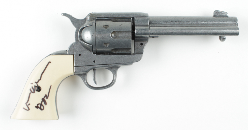 Val Kilmer Signed "Tombstone" Replica Revolver Inscribed "Doc" (Beckett ...