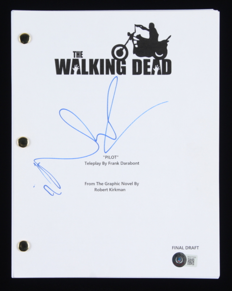 Andrew Lincoln Signed "The Walking Dead" Pilot Episode Script (Beckett ...