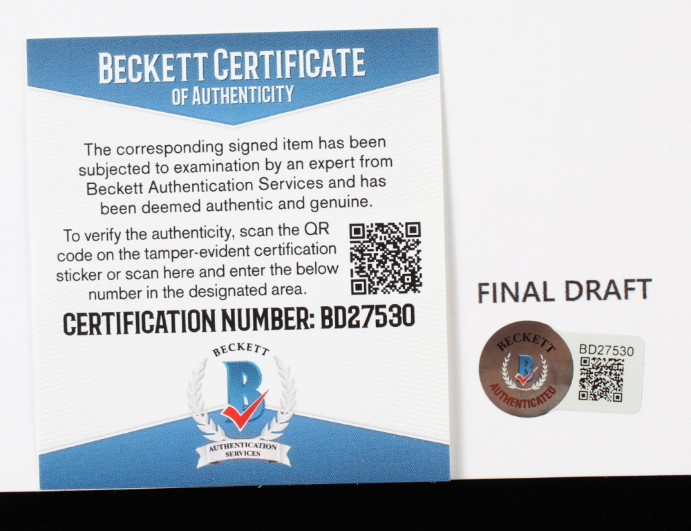 Andrew Lincoln Signed "The Walking Dead" Pilot Episode Script (Beckett ...