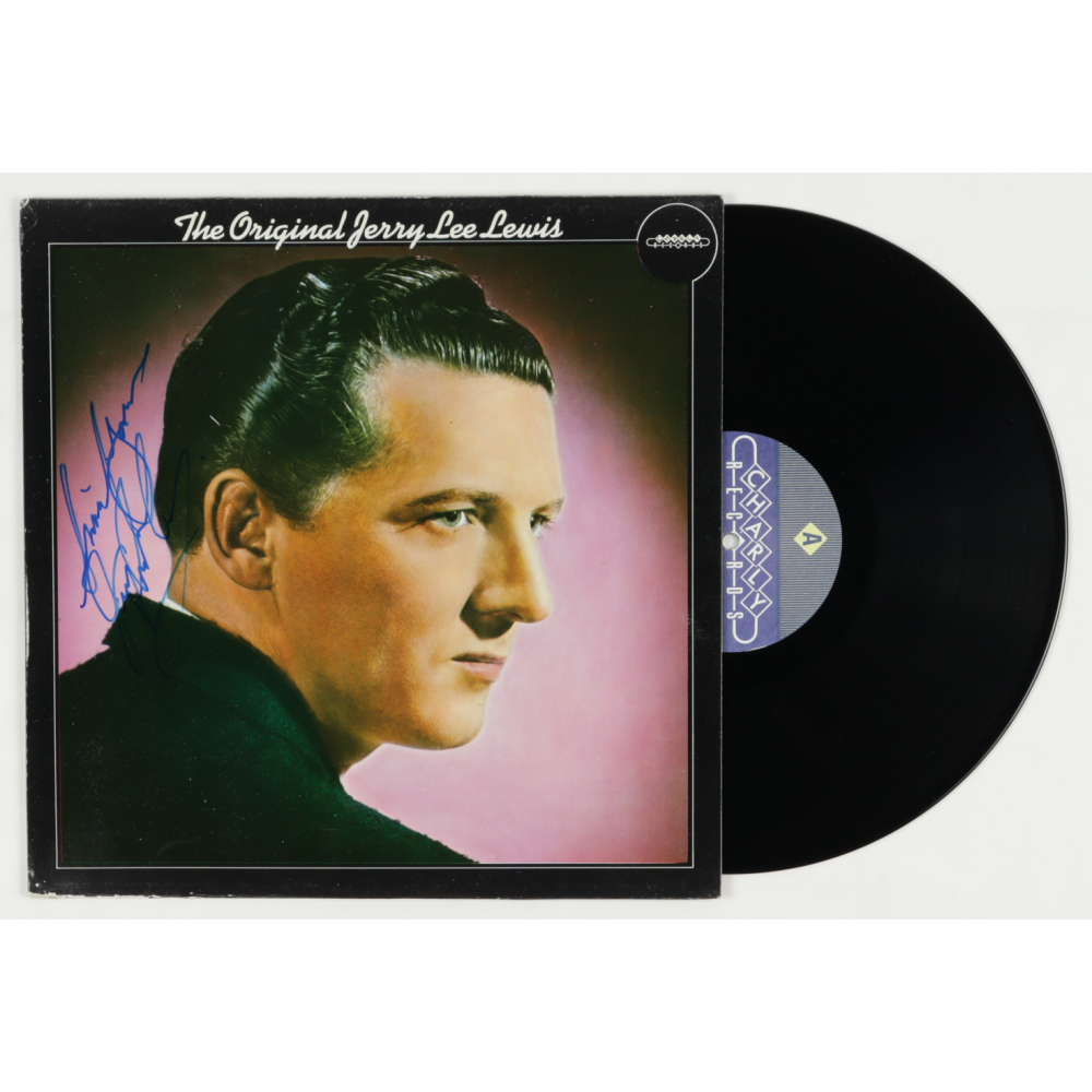 Jerry Lee Lewis Signed "The Original Jerry Lee Lewis" Vinyl Record ...