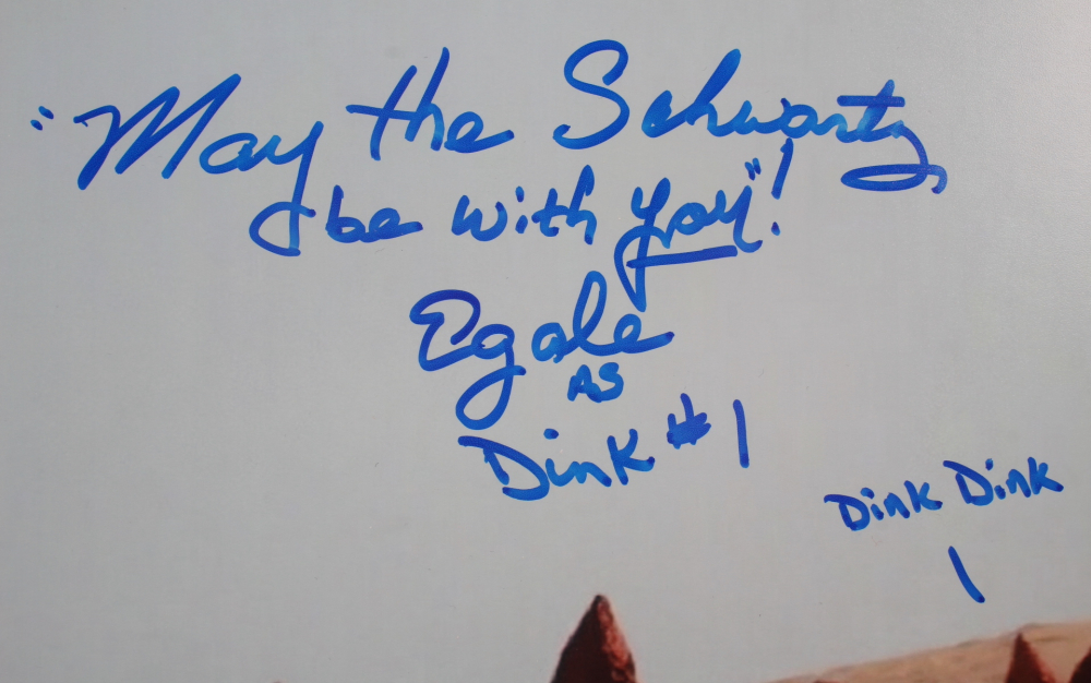 Ed Gale Signed "Spaceballs" 11x14 Photo Inscribed "May The Schwartz Be ...