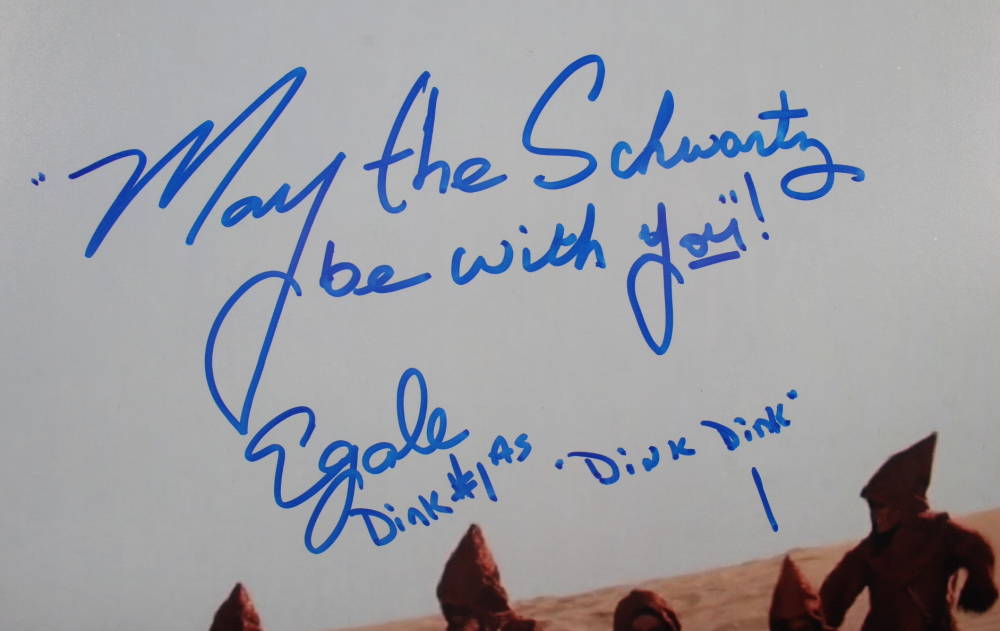 Ed Gale Signed "Spaceballs" 11x14 Photo Inscribed "May The Schwartz Be ...