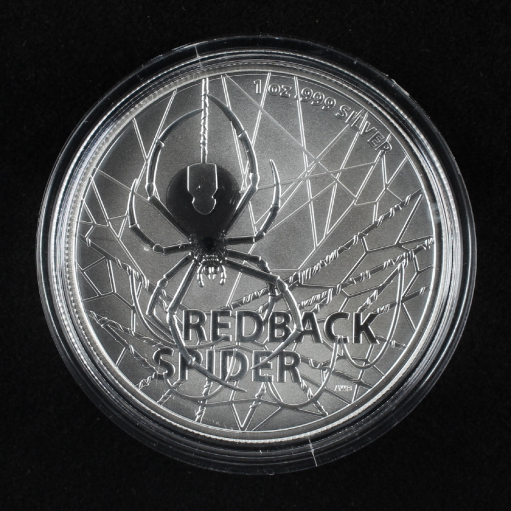 1 oz 2020 Redback Spider Royal Australian $1 One Dollar Silver Australian Royal Mint Coin ...