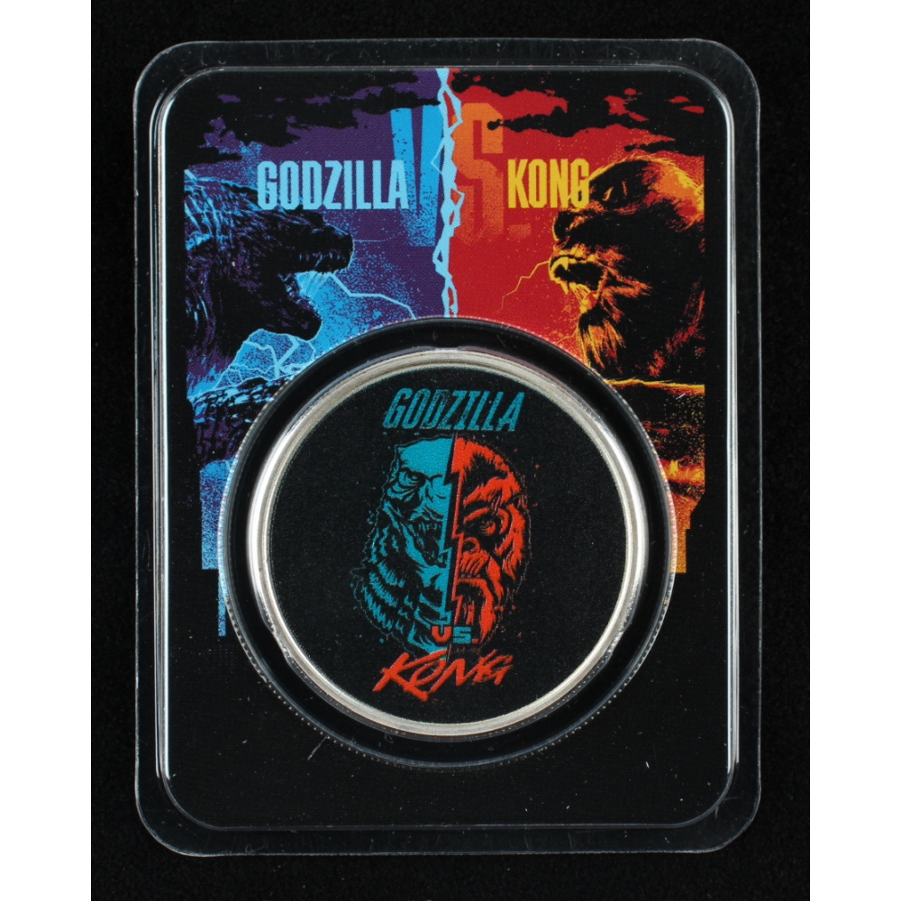 1 oz 2021 Godzilla & Kong Collection - Godzilla vs Kong Face-Off ...