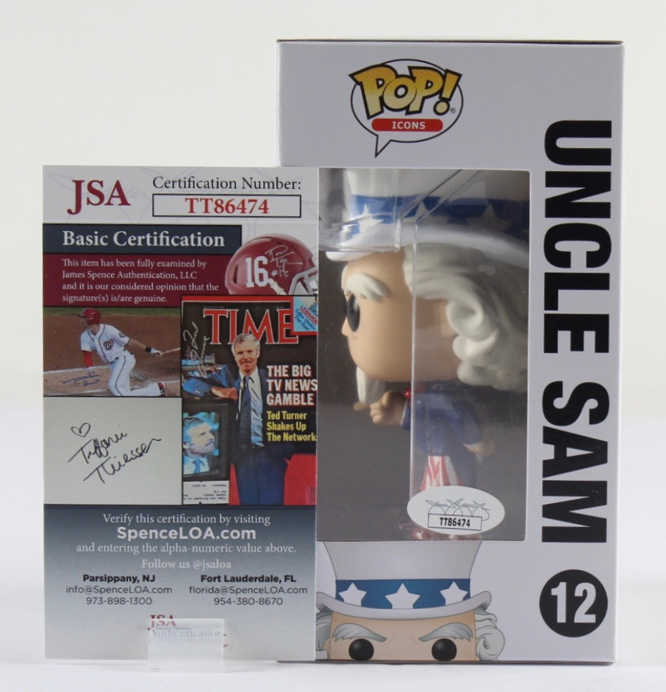 Charles McGee Signed “American History” #12 Uncle Sam Funko Pop! Vinyl ...
