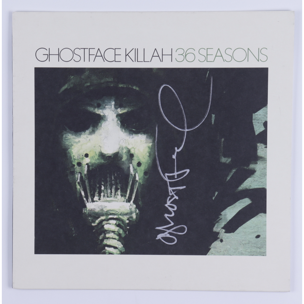 Ghostface Killah Signed "36 Seasons" Vinyl Album Cover (JSA) (See ...