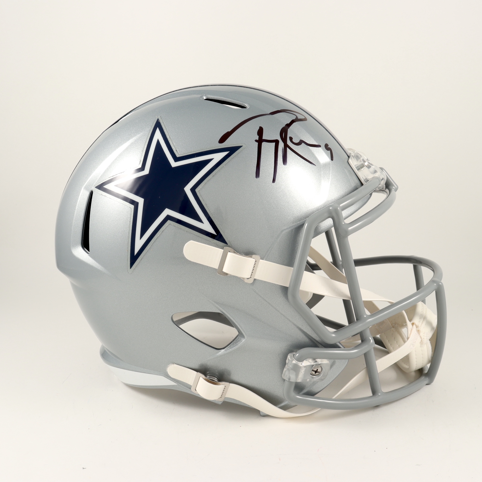 Tony Romo Signed Cowboys Full-Size Speed Helmet (Beckett Hologram ...