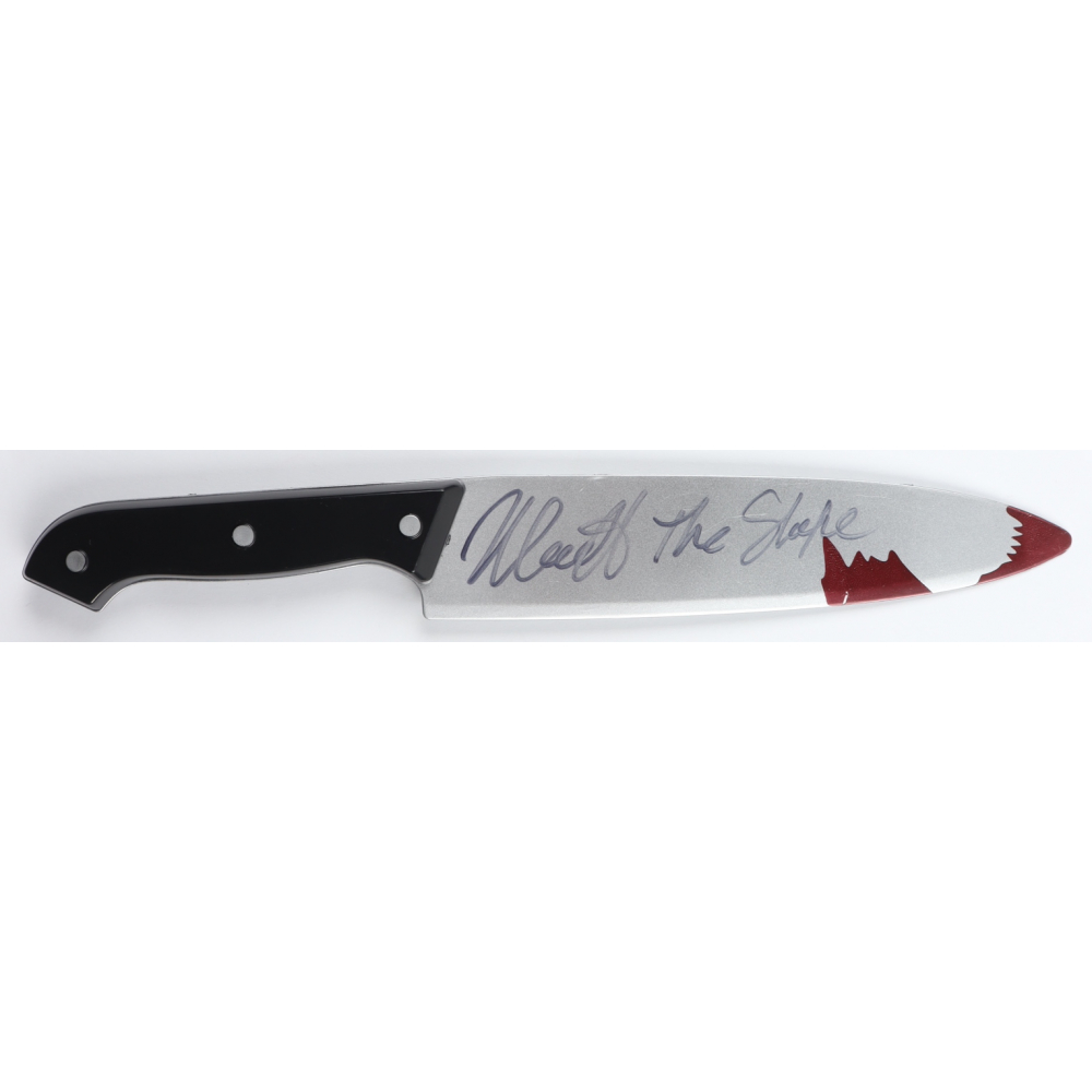 Nick Castle Signed "Halloween" Plastic Knife Inscribed "The Shape" (JSA ...