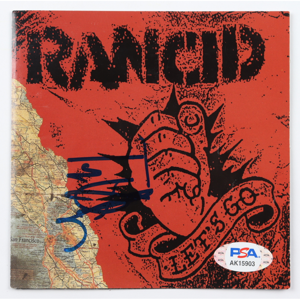 Tim Armstrong Signed "Let's Go" CD Cover (JSA COA) | Pristine Auction