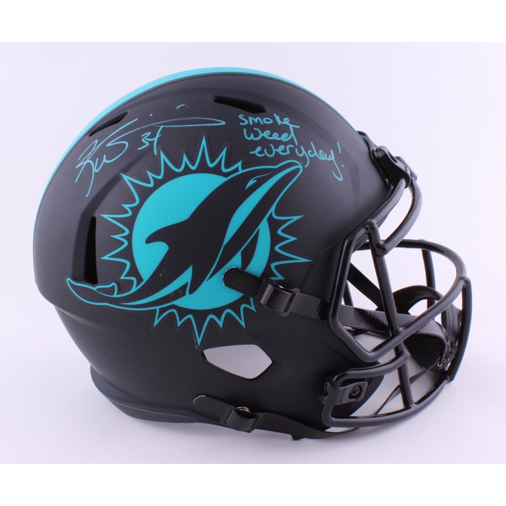 Ricky Williams Signed Dolphins Full-Size Eclipse Alternate Speed Helmet ...