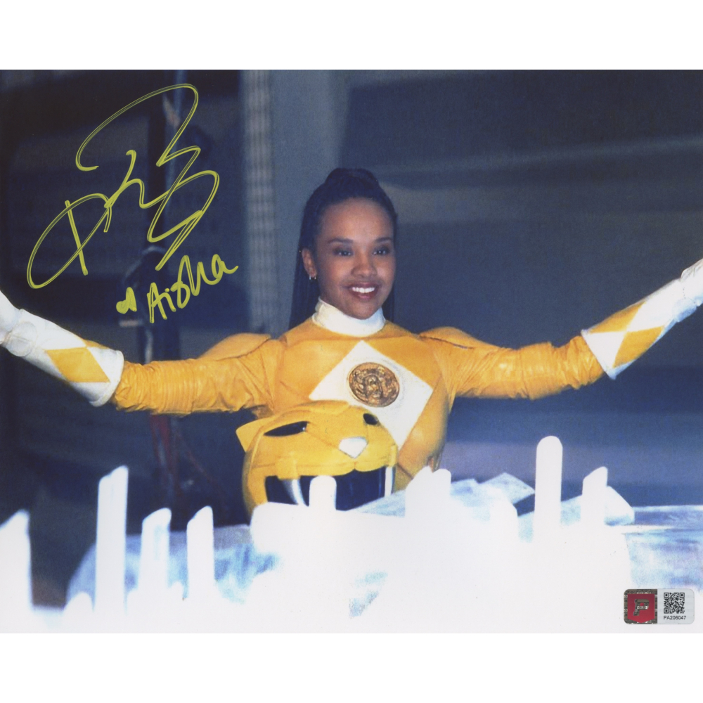 Karan Ashley Signed Mighty Morphin Power Rangers 8x10 Photo Inscribed ...