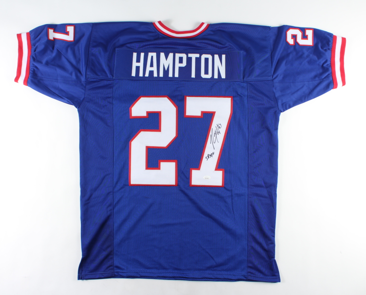 Rodney Hampton Signed Jersey Inscribed "SB XXV" (JSA COA) | Pristine ...