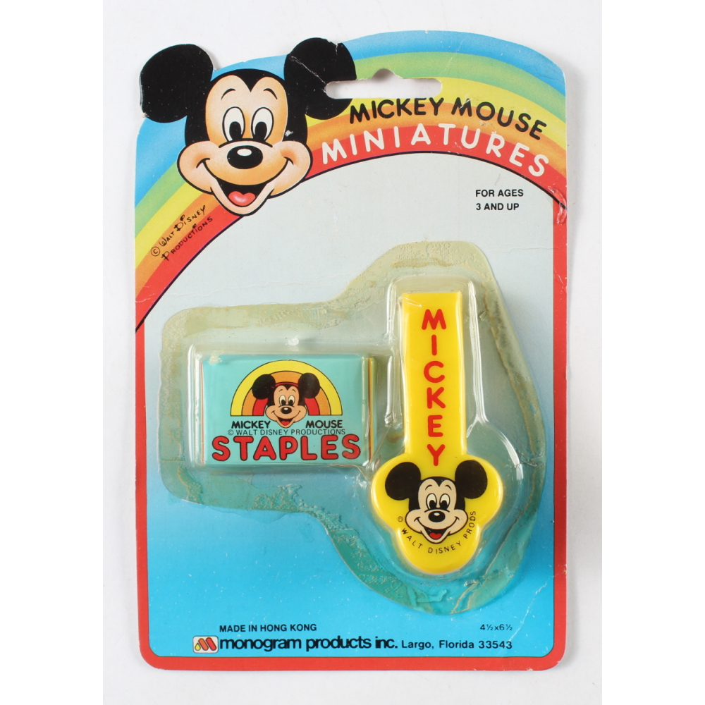 Vintage "Mickey Mouse Miniatures" Stapler | Pristine Auction