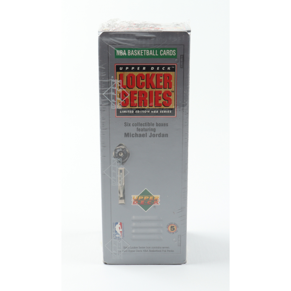 1991 Upper Deck NBA Michael Jordan Locker Series 5 Box with (7) Packs ...