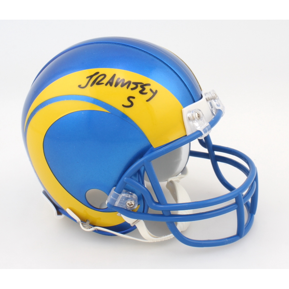 Jalen Ramsey Signed Rams Throwback Mini Helmet (JSA COA) | Pristine Auction