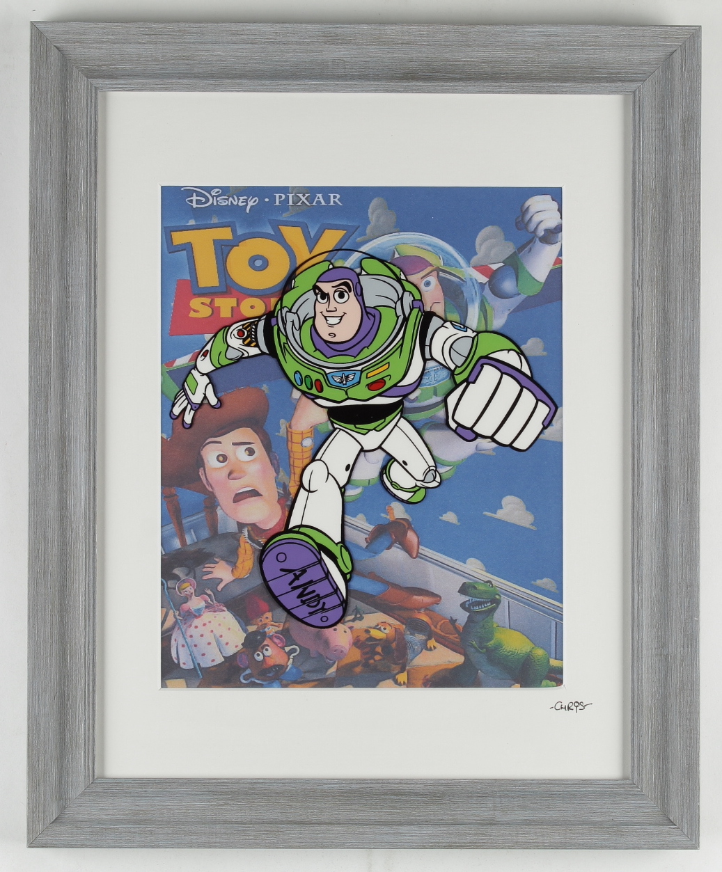 Walt Disney's "Toy Story" 13x16 Custom Framed Hand-Painted Animation ...