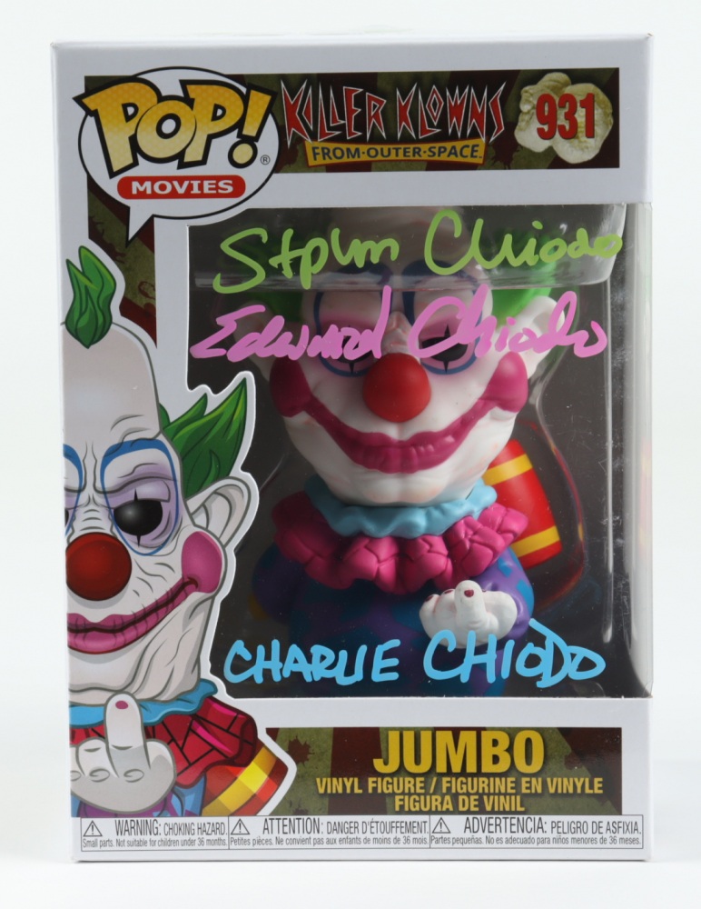 Stephen Chiodo, Charlie Chiodo & Edward Chiodo Signed "Killer Klowns ...