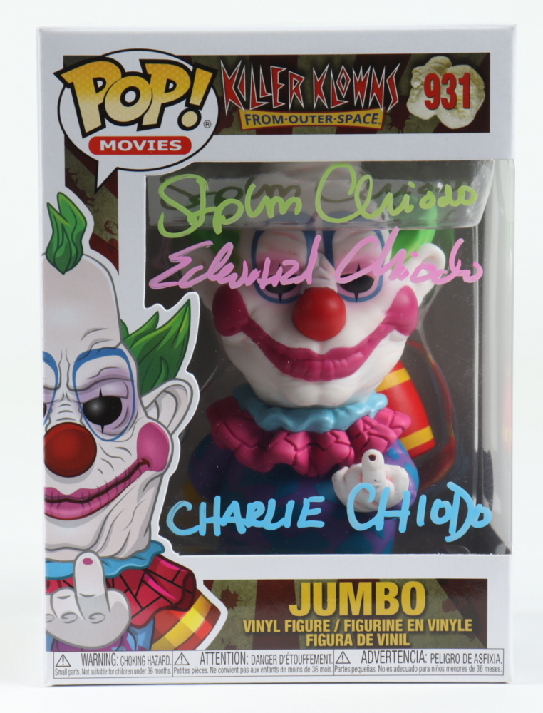 Stephen Chiodo, Charlie Chiodo & Edward Chiodo Signed "Killer Klowns ...